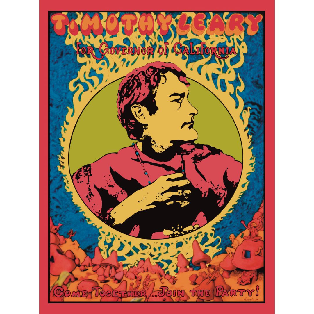 Leary for Governor Poster – Love Serve Remember Shop