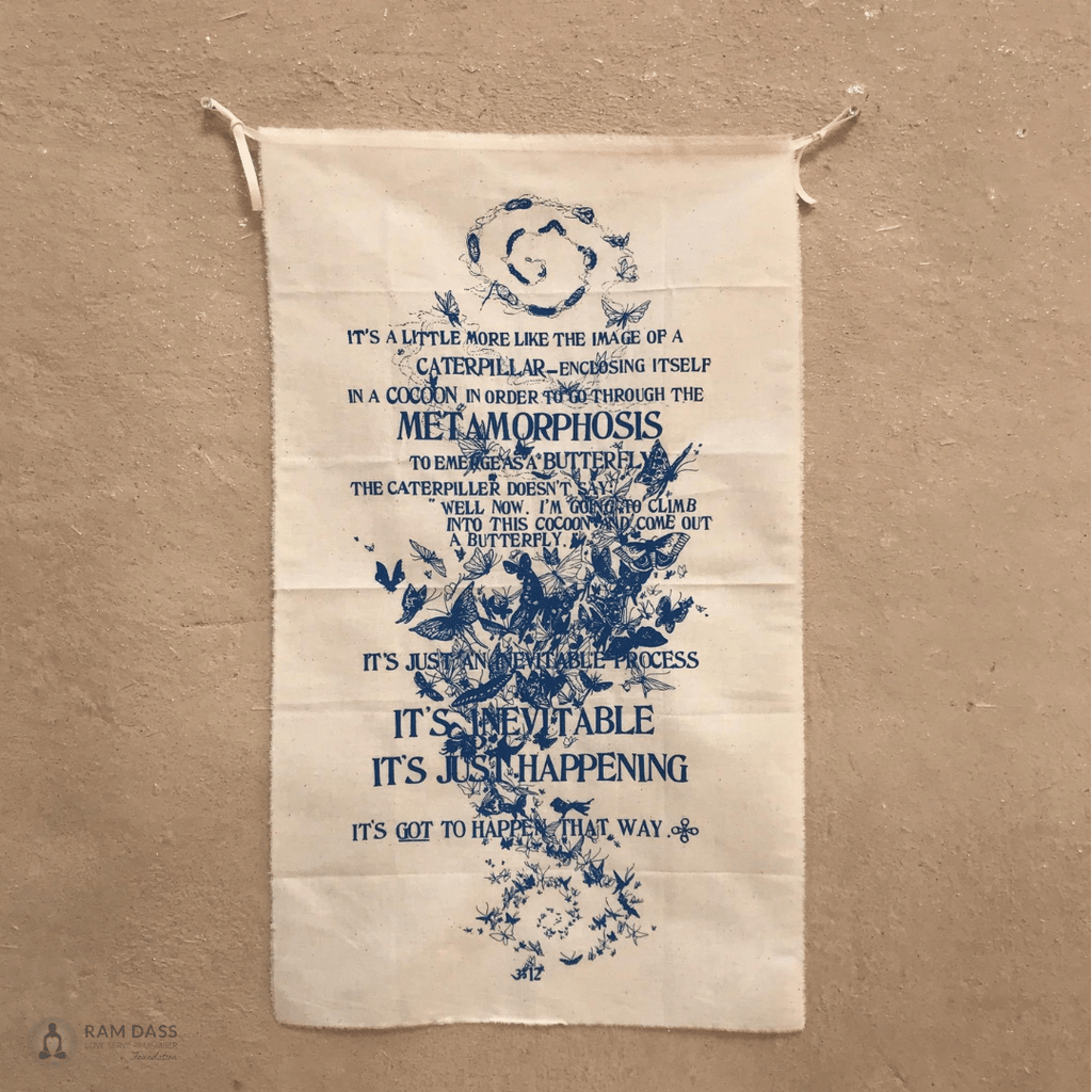 Be Here Now: The Metamorphosis Flag – Love Serve Remember Shop