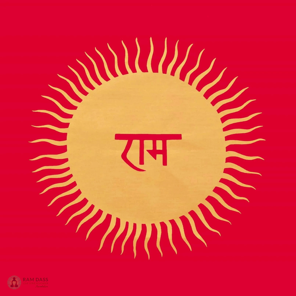 Ram Sun Prayer Flag – Love Serve Remember Shop
