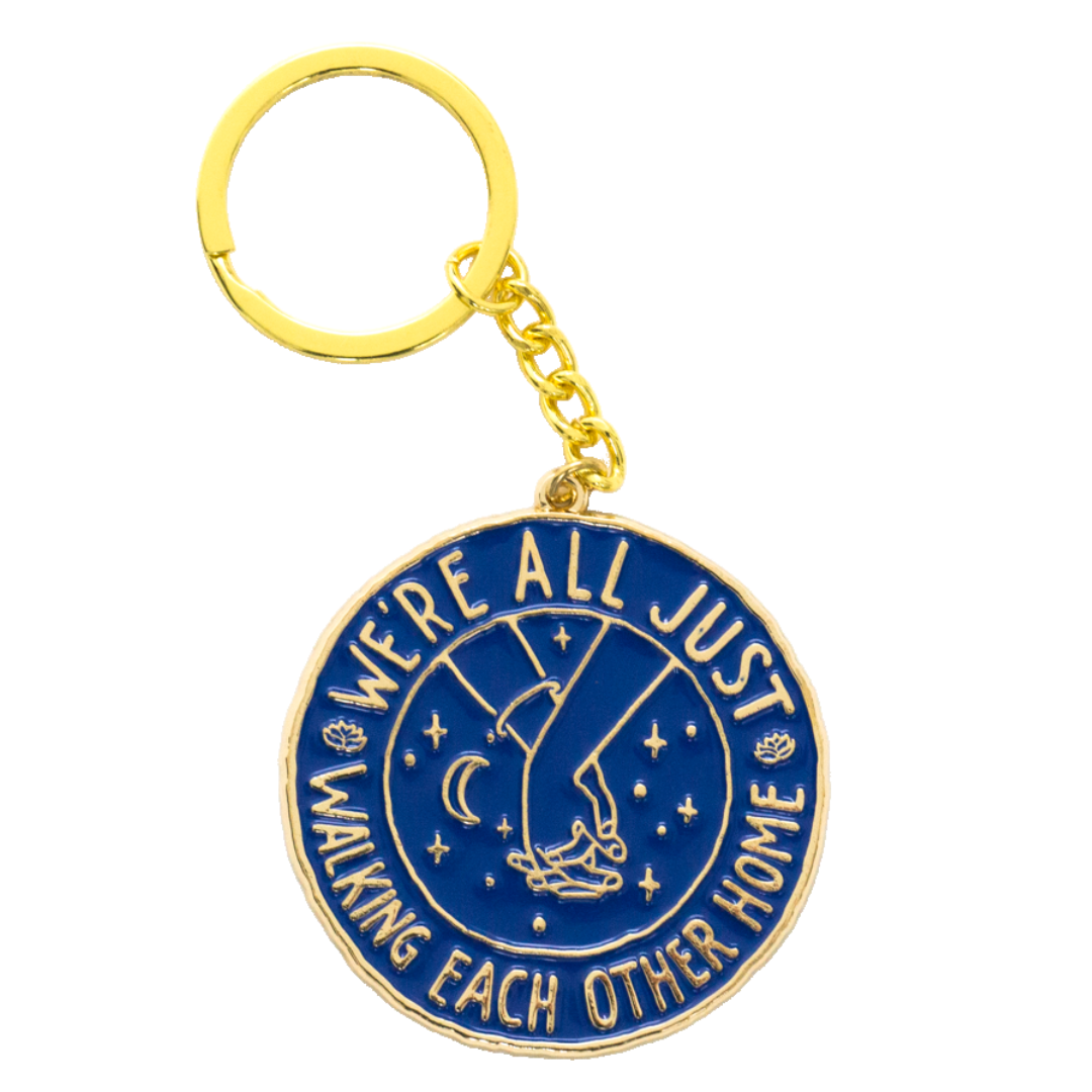Walking Each Other Home Keychain – Love Serve Remember Shop