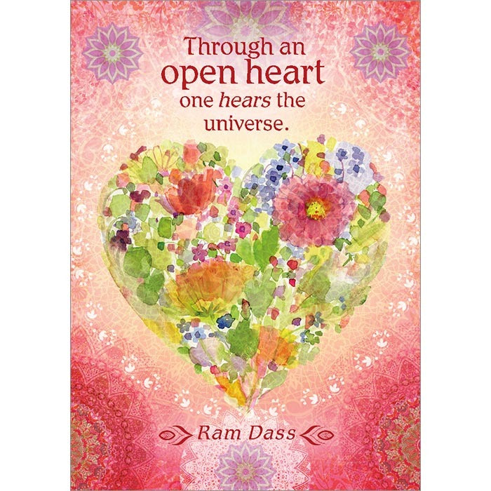 Through An Open Heart | Inspirational Greeting Card – Love Serve ...