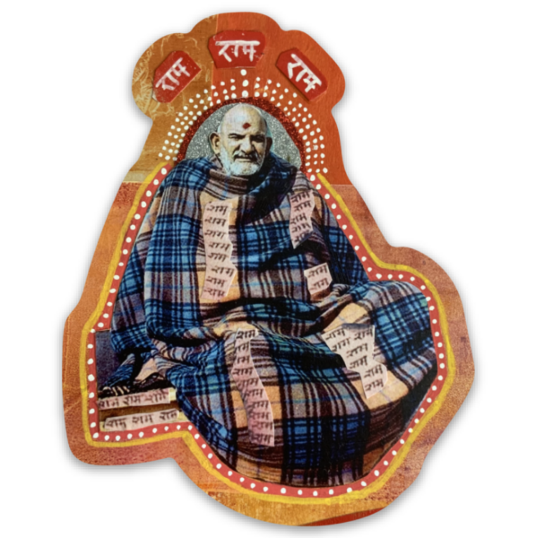 Neem Karoli Baba Sticker – Love Serve Remember Shop